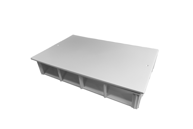 C81 Caja colectora 470x300x80, con tapa y tornillos - Fematel