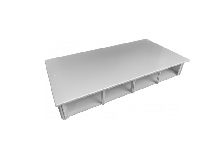 C82 Caja colectora 570x300x80, con tapa y tornillos - Fematel